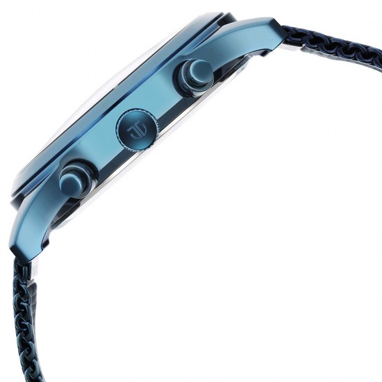 Titan Neo Splash 1805QM02 Blue Dial Multifunction Mesh Strap Quartz Men ...