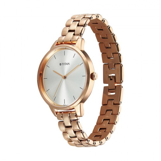 Titan Neo 2648WM12 Grey Dial Stainless Steel Strap Quartz Women's Watch