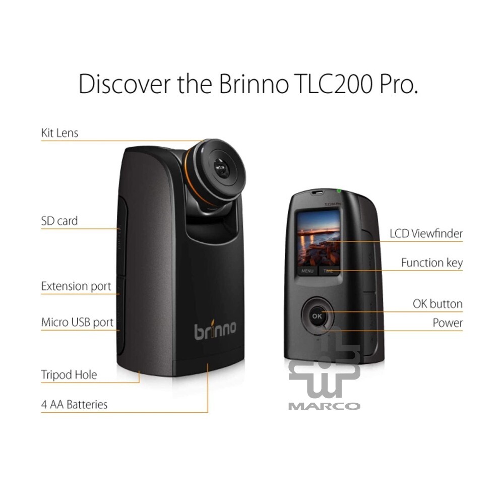 Brinno (BUNDLE) BRN-TLC200 + BRN-ART100 Time Lapse Camera