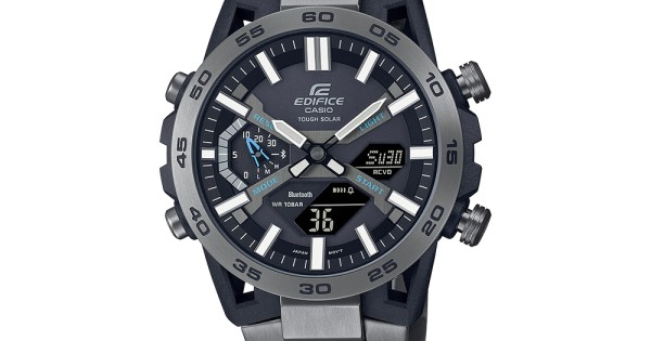 Casio Edifice ECB-2000DC-1A Gray Stainless Steel Band Men Watch