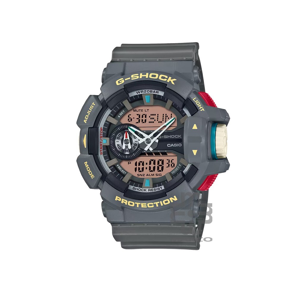 Casio G-Shock Retro Vintage Colors GA-400PC-8A Gray Resin Band Men ...