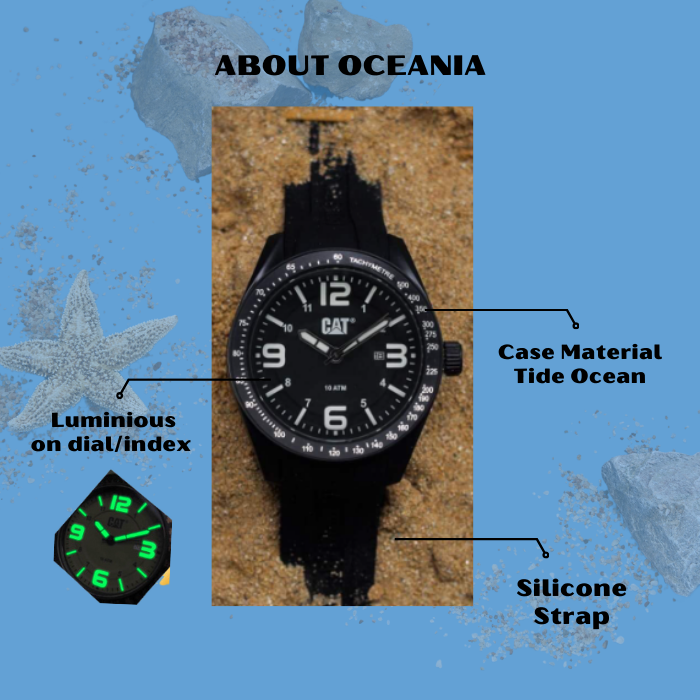 Caterpillar Oceania LQ-161-23-332 | Military Green Silicone Recycle ...